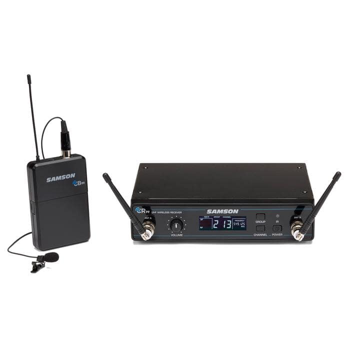 Samson Wireless UHF Diversity LM10 Lapel Mic System - MH Hub